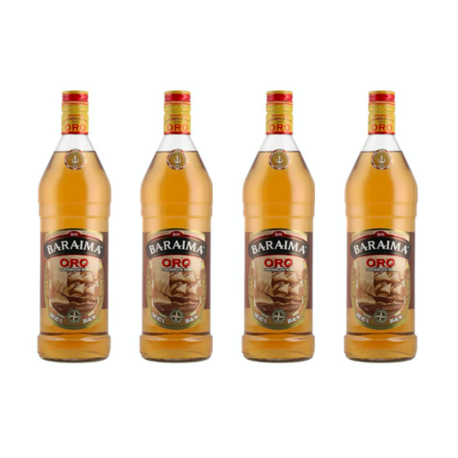 Pack de 4 Ron Baraima Oro 1L Baraima Oro | Walmart en línea