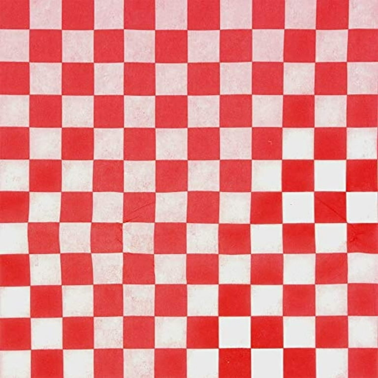 Red And White Checkered Paper