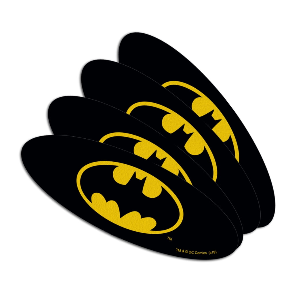 Batman Classic Bat Shield Logo Double-Sided Oval Nail File Emery Board ...