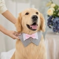 Pet Bow Tie Collar for Medium Large Dogs,Adjustable Gentleman ...