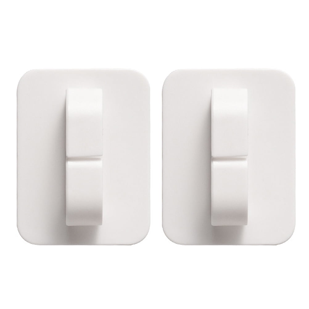 Click here for Oulii 2pcs Tidy Room Adhesive Hooks White Plastic... prices