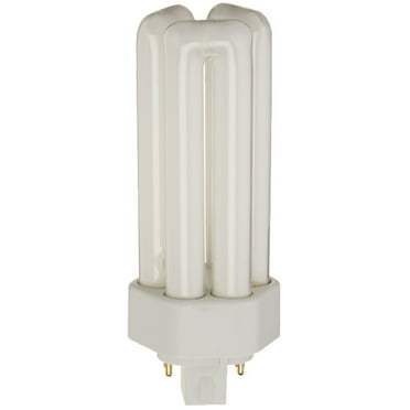 Sylvania 20669 26W Compact Fluorescent 4-Pin Double Tube 4100K 6-PACK ...