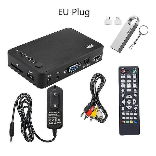 Reproductor Multimedia Full Hd, reproductor multimedia externo Usb Hdd ...