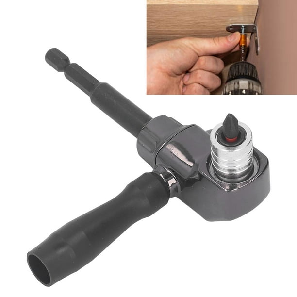 Right Right Angle Drive Attachment Aluminum Alloy 6.35mm Hex Interface ...