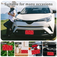 ADECORIVY White Polka Dots Front License Plate, Stars Red Novelty ...