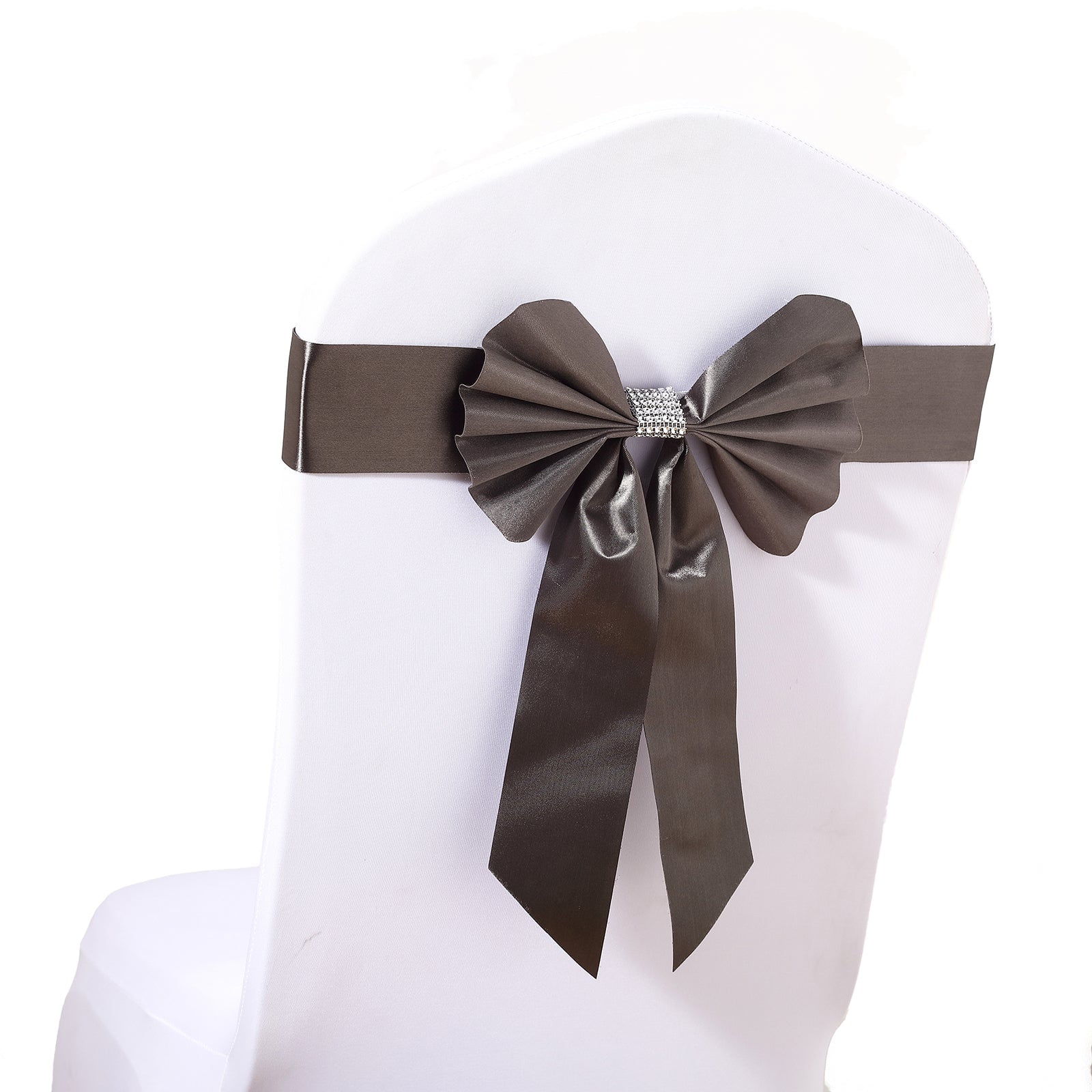 Efavormart 5 Pack Charcoal Grey Reversible Chair Sashes with Buckle ...