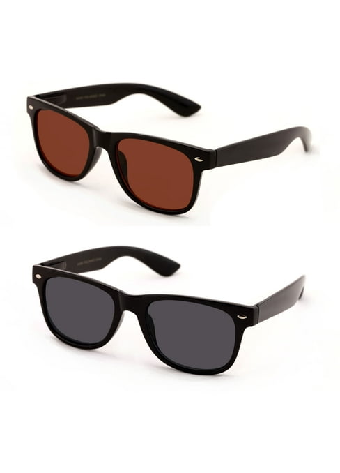 2 Pairs of Womens Fully Magnified Outdoor Reading Sunglasses - Full ...