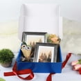 25 Pack Small Blue Cardboard Boxes, 12x9x4 inch, for Packaging Gifts ...
