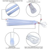 DONGPAI LED Meteor Shower Lights Outdoor, 30 CM 8 Tube Hanging Falling ...