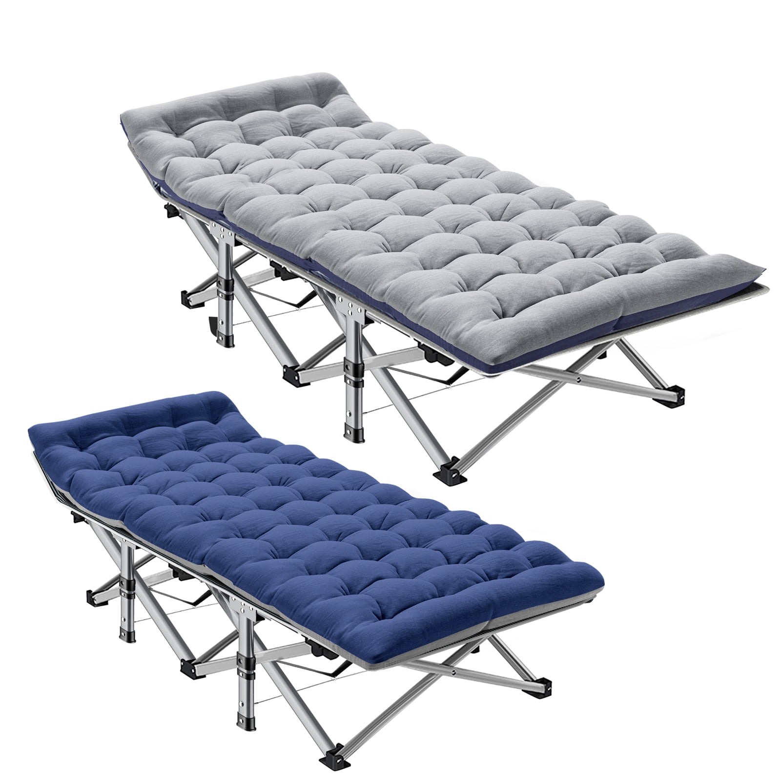 NAIZEA Folding Camping Cot,Adults Cot Beds with Pearl Mattress ...