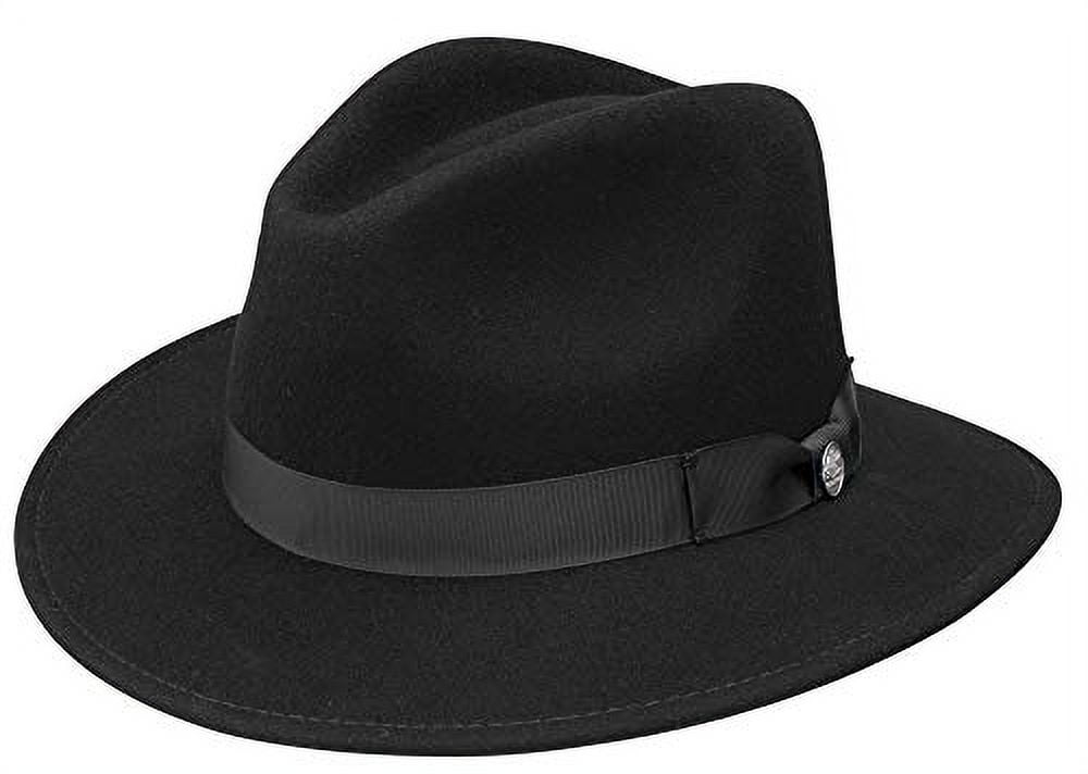 Markham - Stetson Crushable Wool Felt Fedora Hat - Walmart.com Markham - Stetson Crushable Wool Felt Fedora Hat - Walmart.com