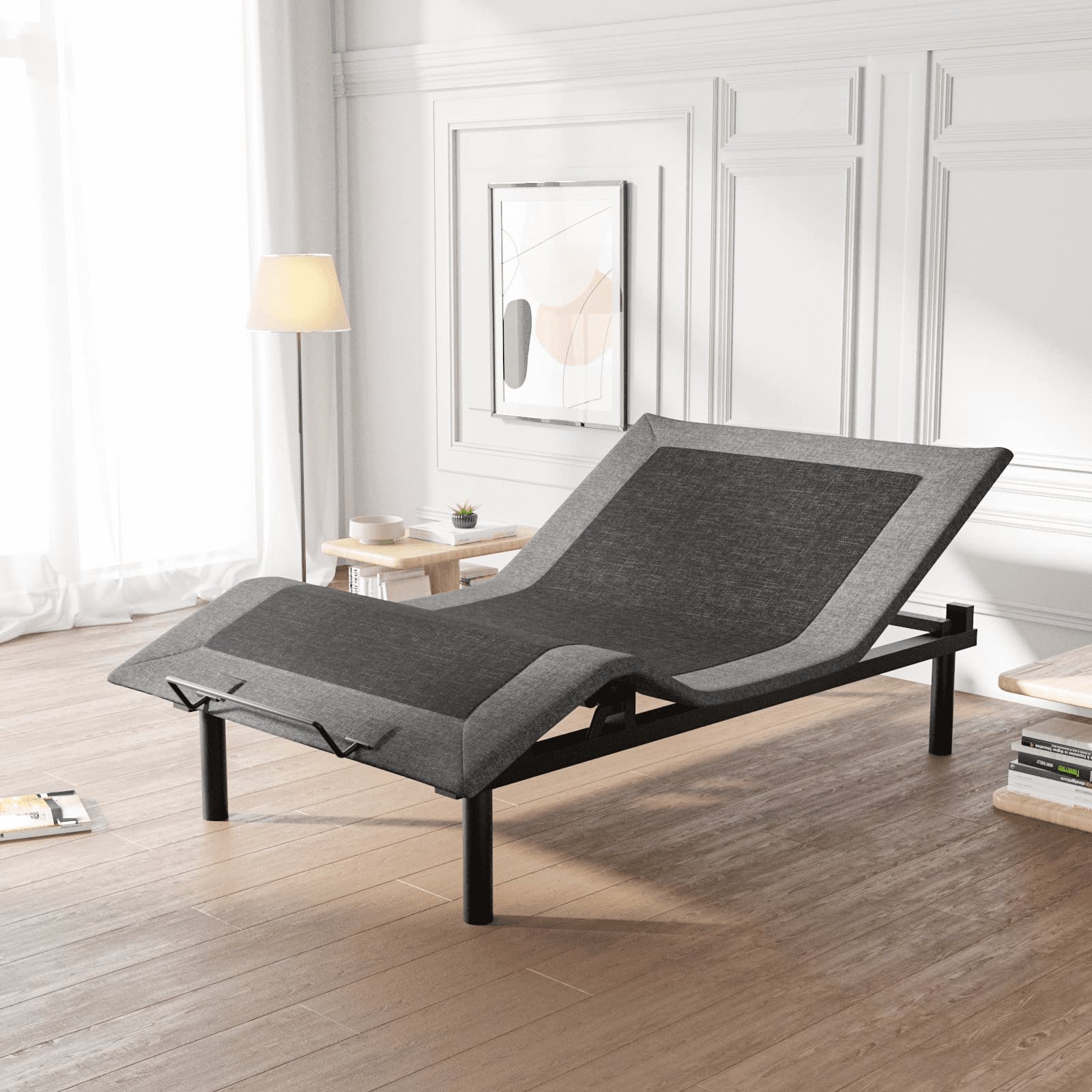 Einfach Full Size Motorized Basic Adjustable Bed Base 2.0, Wireless ...