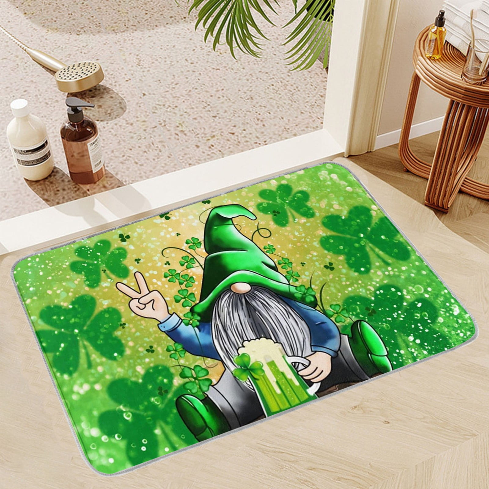 Decoraciones y accesorios para el Día de San Patricio. Felpudo de ...