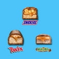 Snickers, Twix & Milky Way Minis Chocolate Bars Variety Pack - 150 Ct ...