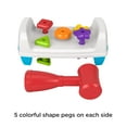 Fisher-Price Tap & Turn Bench Toy for Infants and Toddlers with 5 Shape ...
