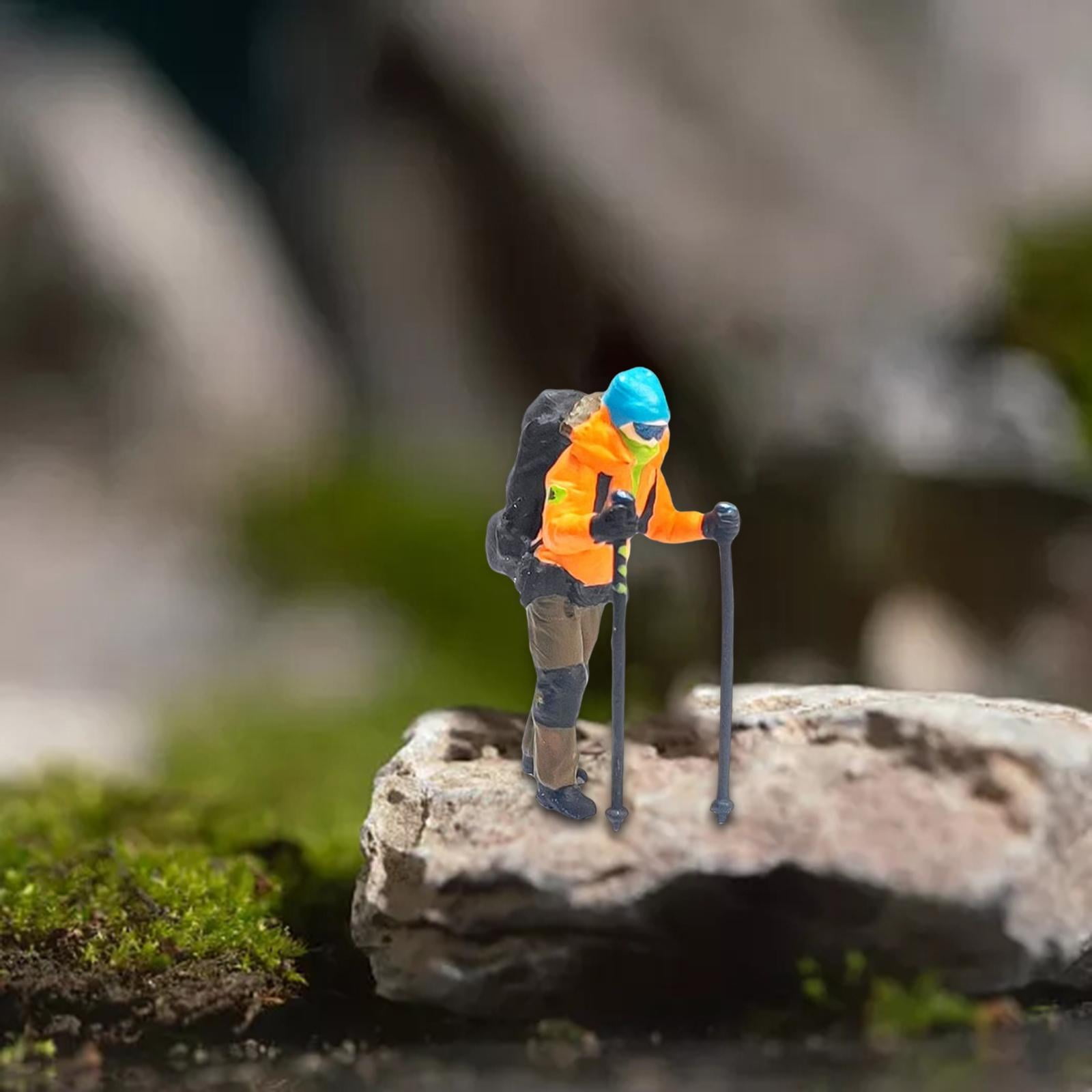 Figuras de personas trepadoras realistas 1/87, modelo de Mini personas ...