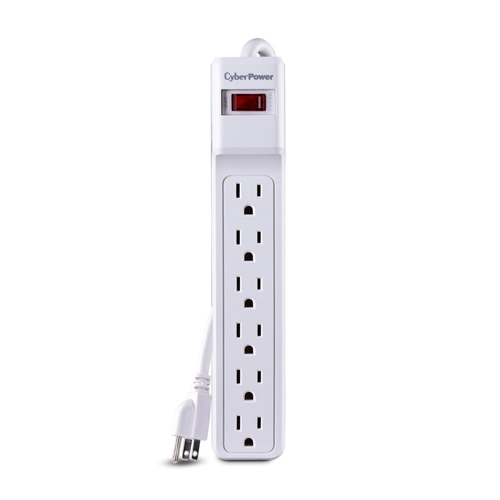 CyberPower CSB606W Essential Surge Protector - Walmart.com - Walmart.com