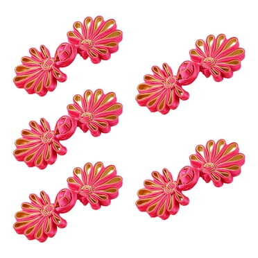 5 Pairs/Pack Chinese Knots Frog Buttons Closure Sewing Buttons Fastener ...