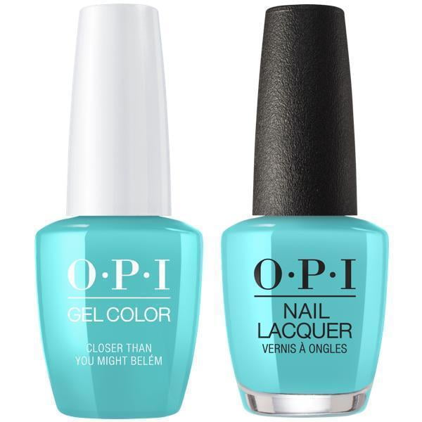 OPI GELCOLOR + MATCHING LACQUER CLOSER THAN YOU MIGHT BELEM L24 ...