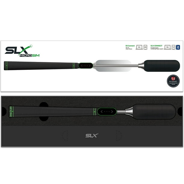 SLX MicroSim Home Golf Simulator by SwingLogic with 12-Month E6 Connect ...