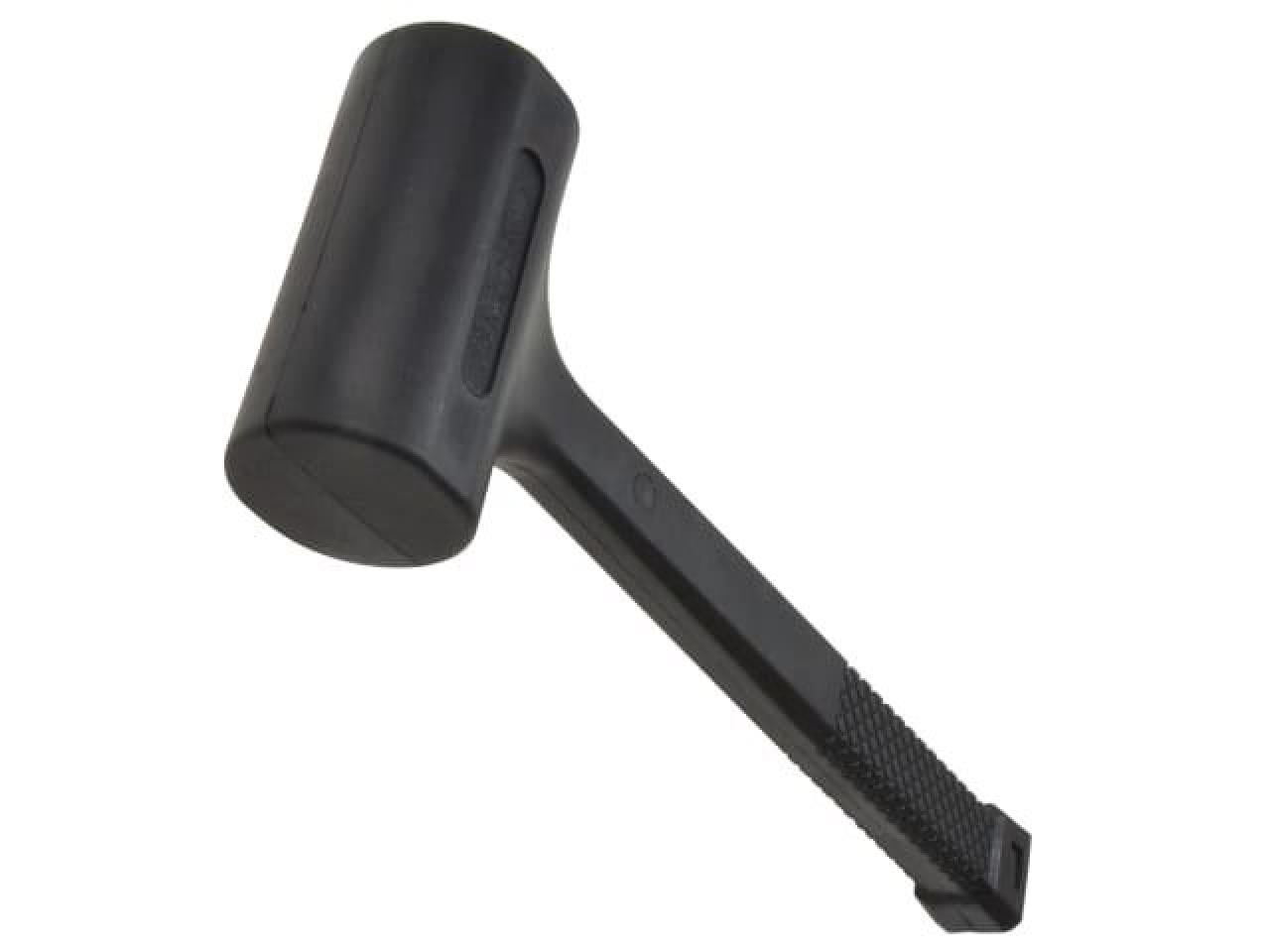 Faithfull - Dead Blow Black PVC Hammer 680g (1 lb 8oz) - Walmart.com