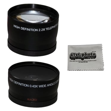 Opteka .35x HD Super AF Wide Angle Fisheye Lens with Macro and ...