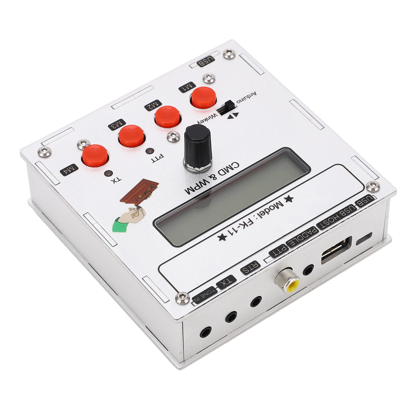 Código Morse K3NG Keyer, K3NG Keyer CW Compact Standby IO Aleación De Aluminio Código Abierto ...