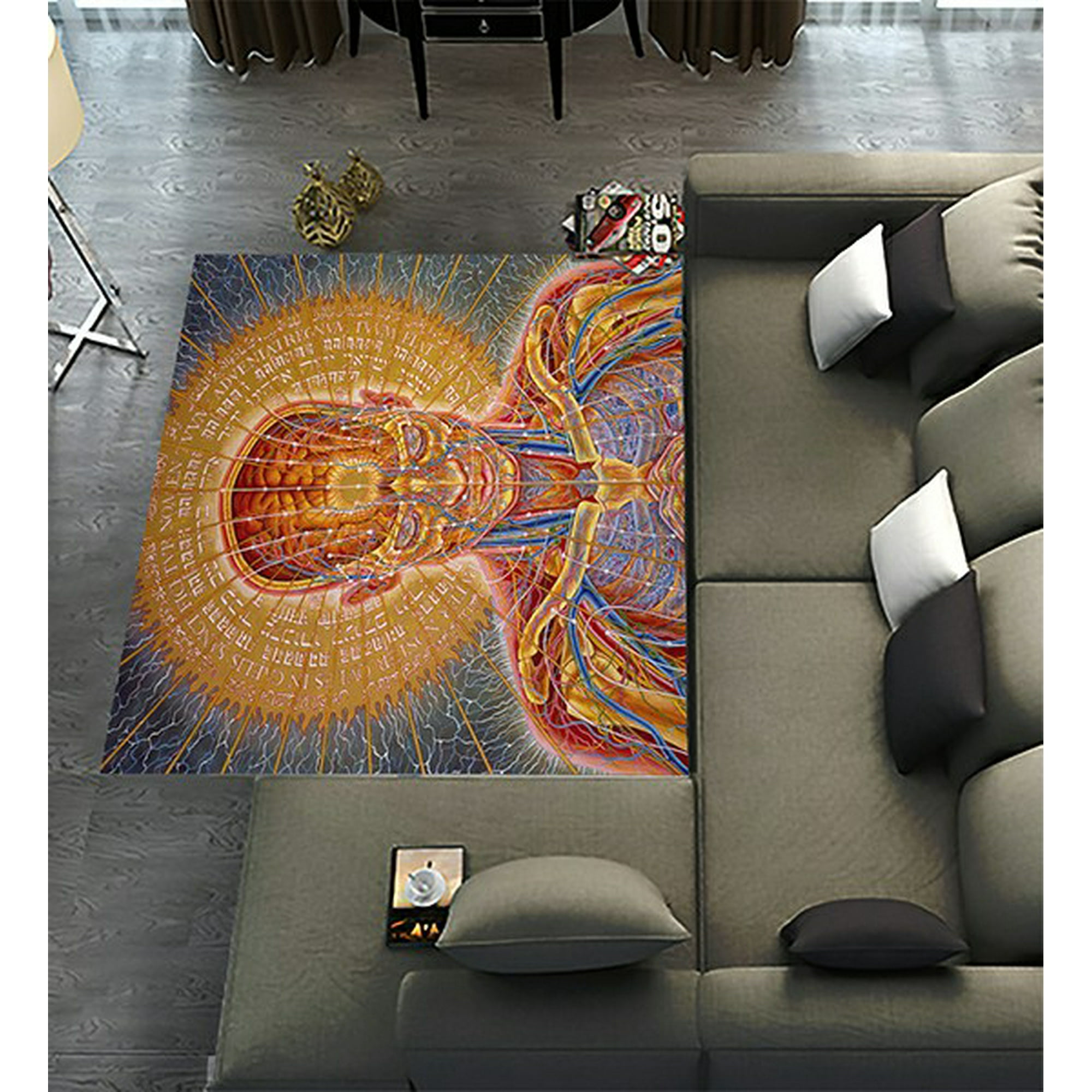 Click here for Deyoung Deyou Alex Grey Thinkingses Area Rugs 3 X... prices
