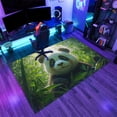 3D Animal Area Rugs, Panda Bamboo Forest Carpet, Washable Non Slip Low ...