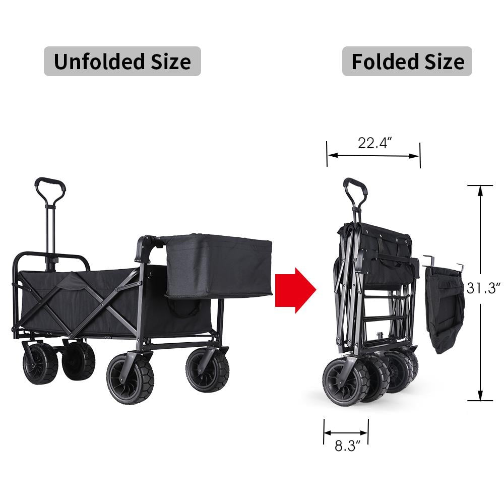 Buy Whitsunday Folding Wagon 8 Collapsible Outdoor Camping Heavy Duty ...