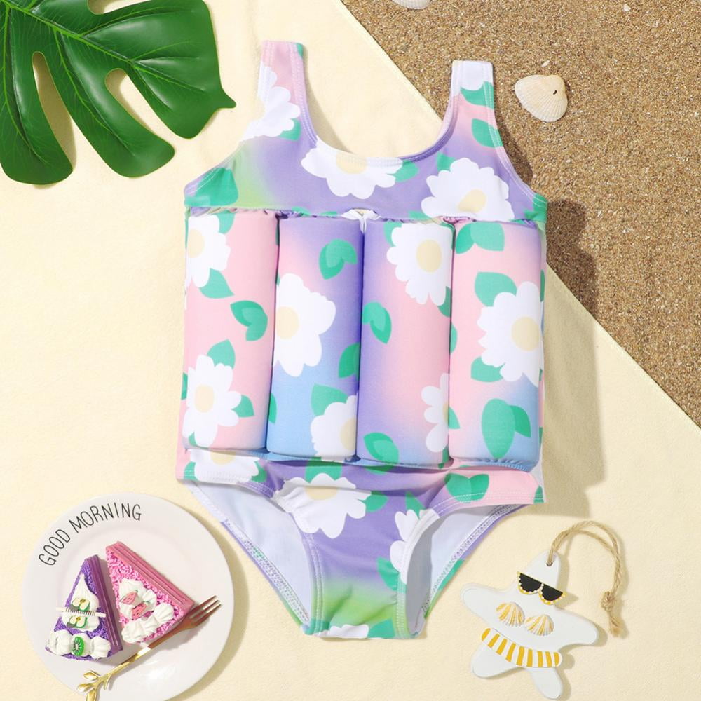 URMAGIC Kids Float Suit Girls Swim Vest Toddlers Floatation Swimsuits ...