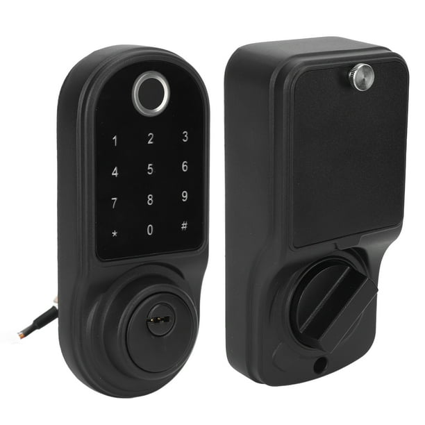 Keyless Entry Door Lock,Smart Deadbolt Lock Fingerprint Keypad Deadbolt ...