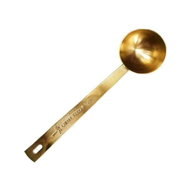 Coffee Measuring Tablespoon Stainless Steel Table Spoon container with ...