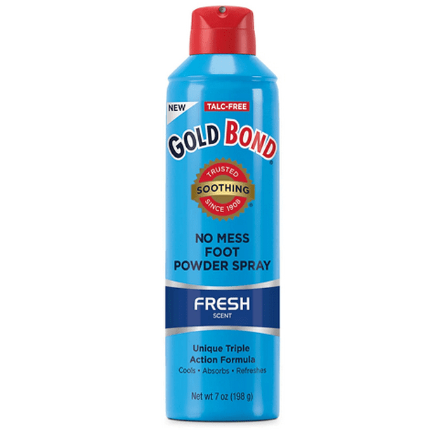 Gold Bond Talc-Free Foot Powder Spray, No Mess Fresh, 7oz - Walmart.com