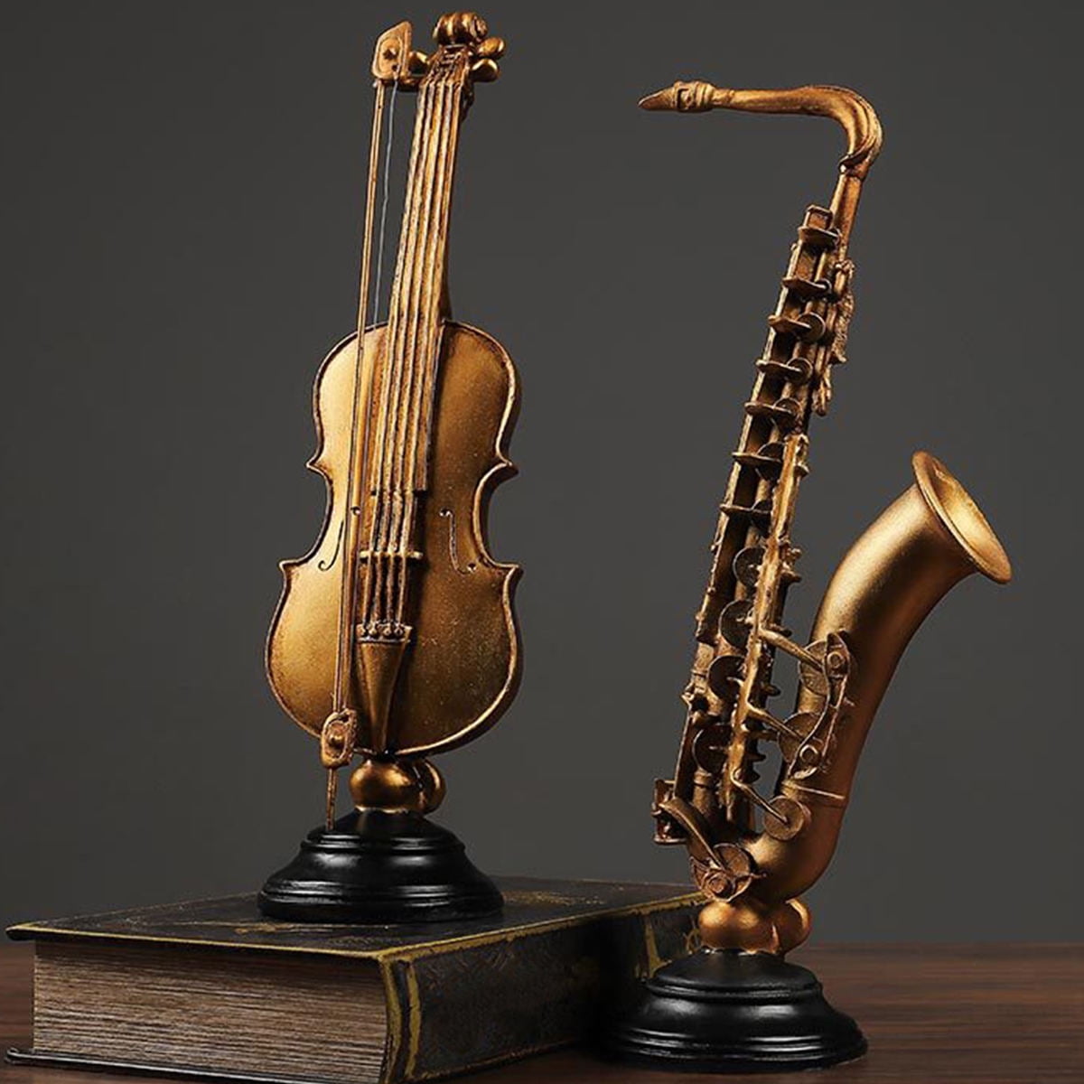 Travelwant Violin Music Box, Creative Music Box Violin with Rotating ...