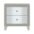 Sliverfluff Nightstand in Mirrored & Champagne Finish - Walmart.com