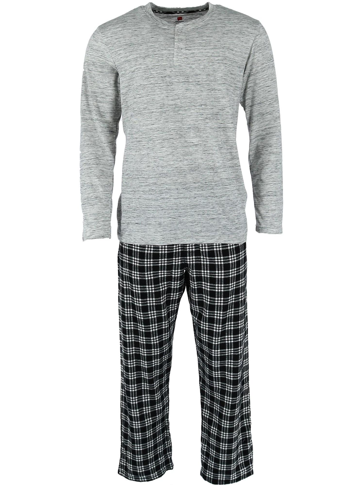 Size 3X Mens Big Tall Cotton Long Sleeve Shirt And Flannel Pajama