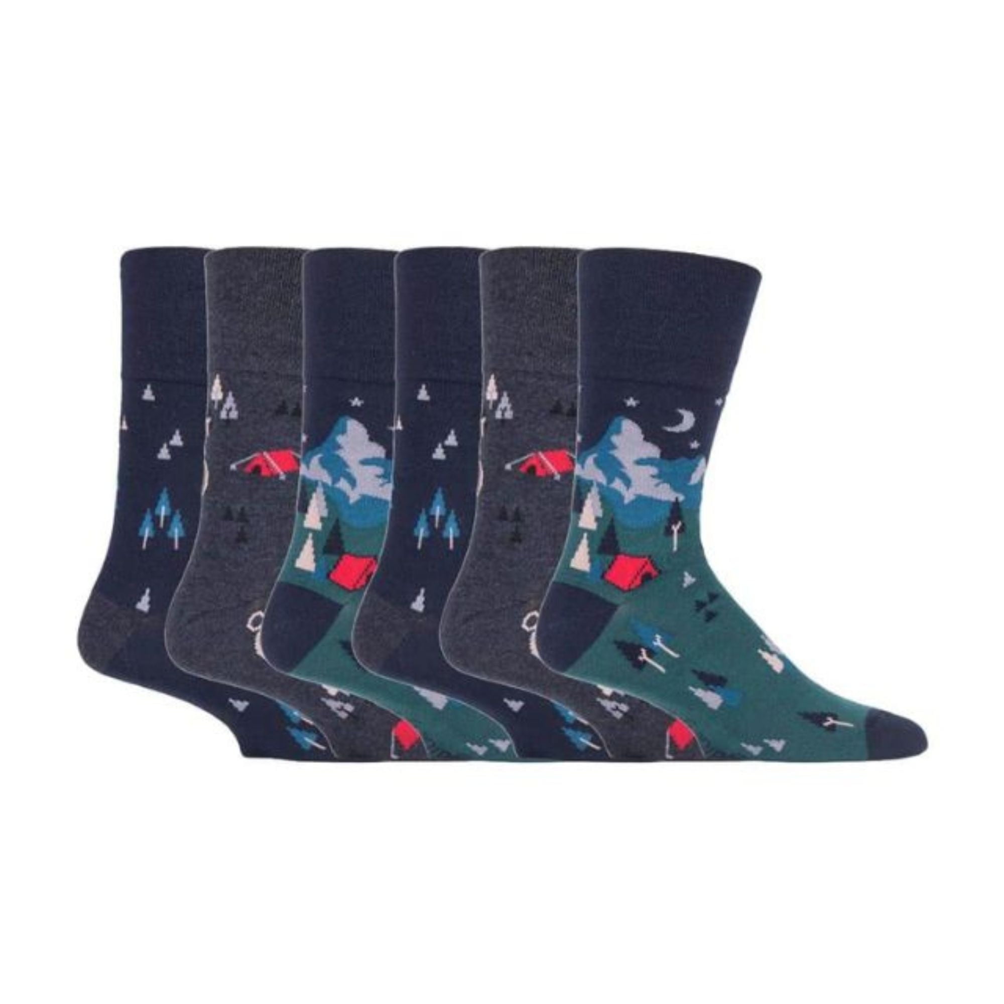 Click here for Gentle Grip - 6 Pairs Mens Gentle Grip Non Elastic... prices