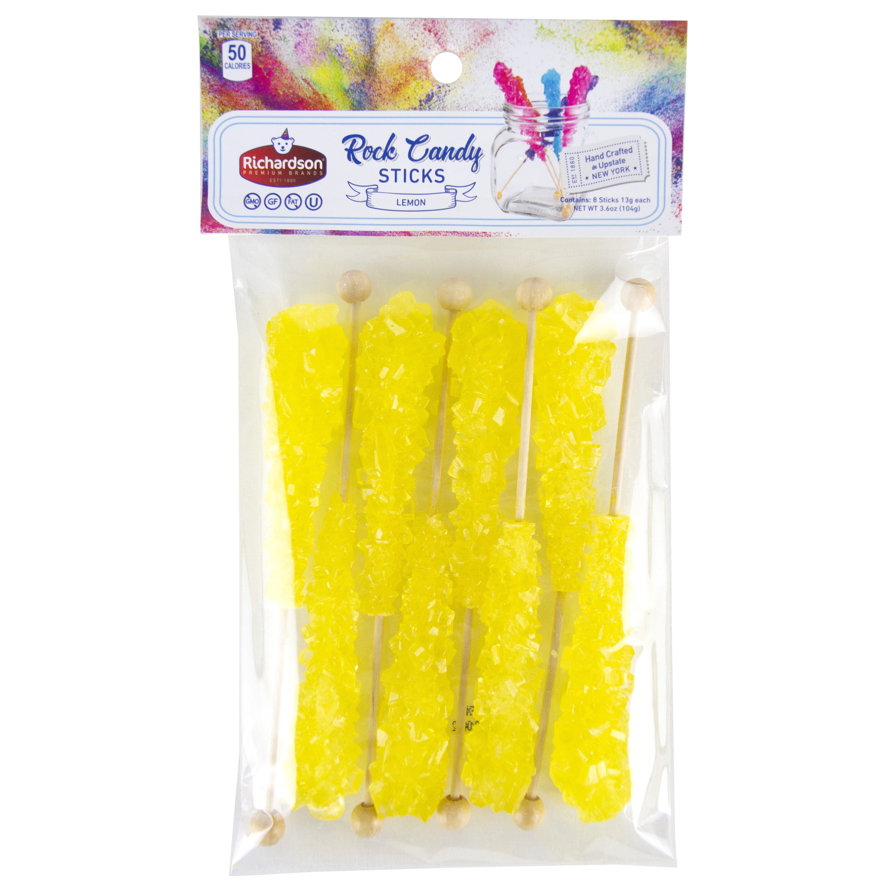 Richardson Assorted Rock Candy Crystal Sticks - Walmart.com - Walmart.com