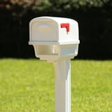 Gibraltar Mailboxes Gentry Large Capacity Plastic White All-in-One ...