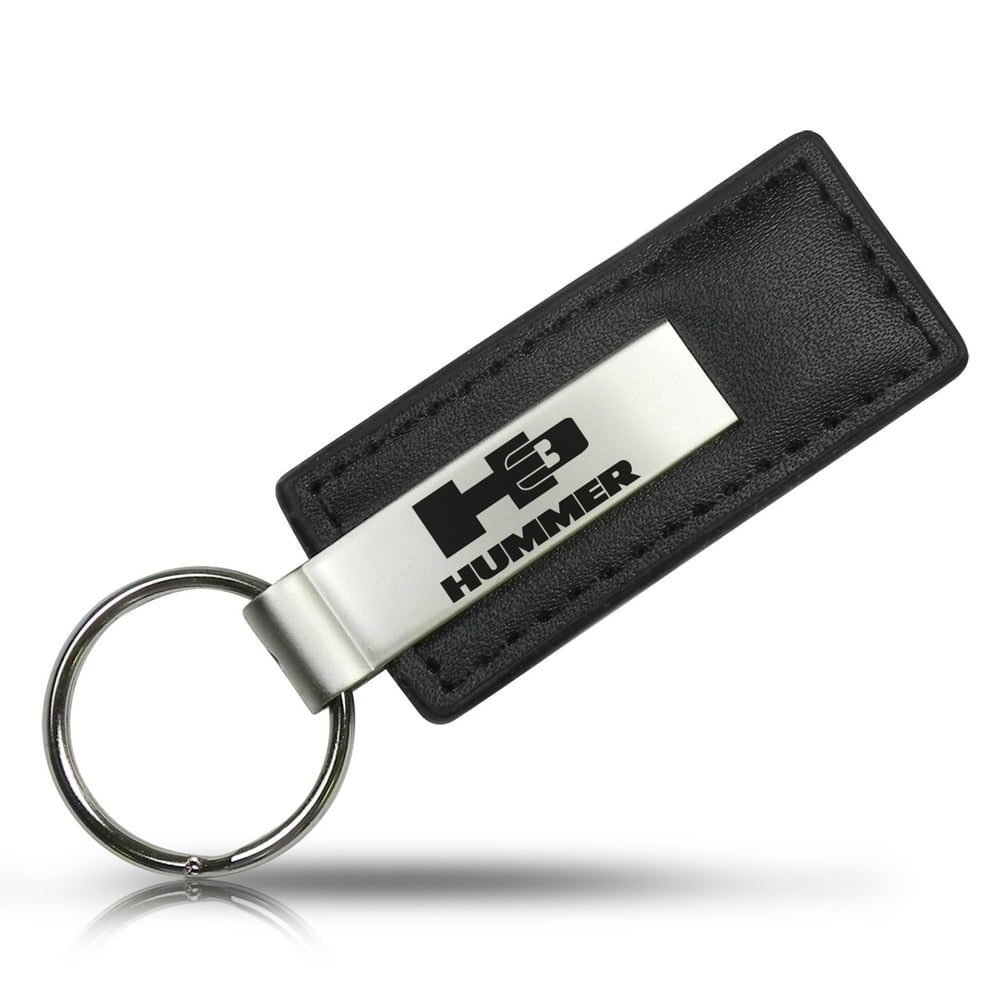 HUMMER H3 Black Leather Key Chain - Walmart.com - Walmart.com