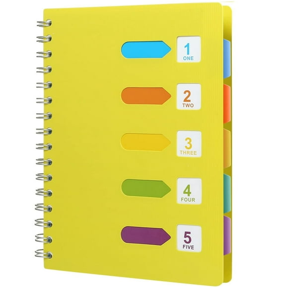 Spiral Notebook Dividers