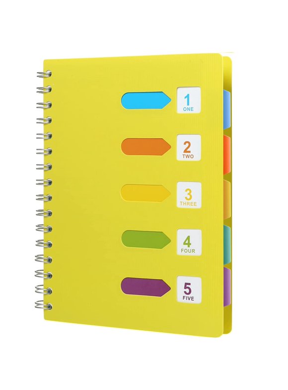 5-Subject Spiral Notebooks in Spiral Notebooks - Walmart.com