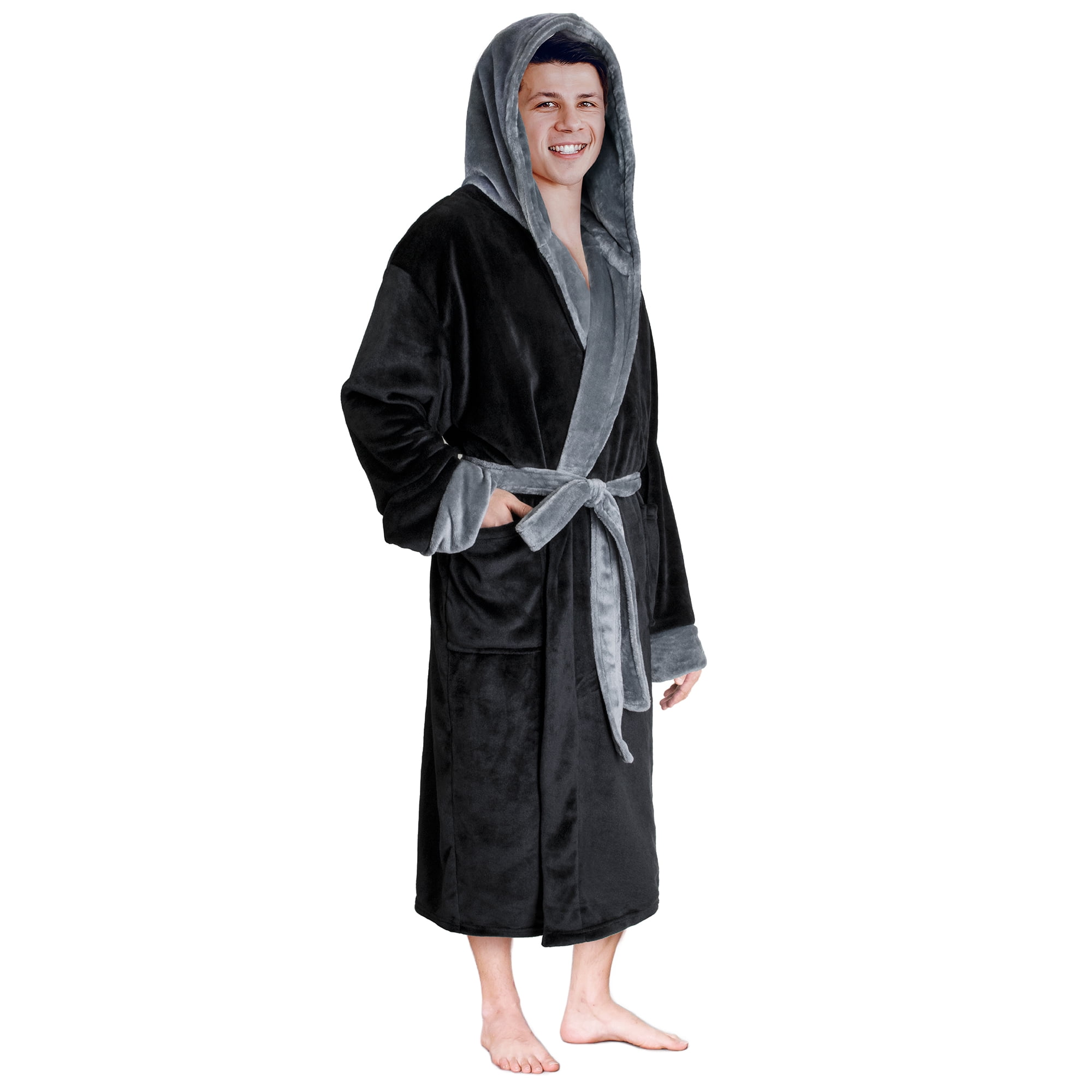 Click here for Pavilia Mens Robe  Hooded Soft Robe For Men  Warm... prices