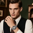 Avaner Automatic Mechanical Watches for Men: Vintage Wristwatch with ...