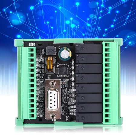 Programmable Logic Controller, 5A Output Current 12 Input Points 8 Output Points Pratical ...