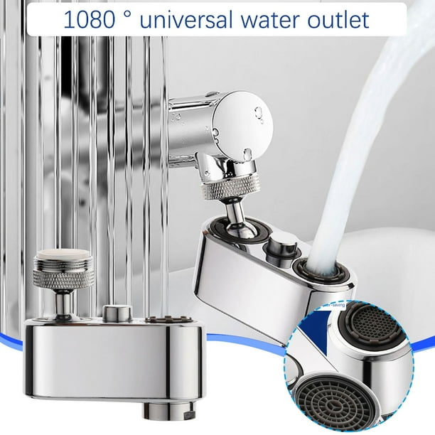 Rwnbm Basin Universal Faucet 1080 Degrees Lift Water Rotation Extension ...