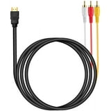 Walmart HDMI to 3 RCA Component Cable, Male Audio Video AV Connector ...