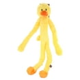 Multipet Plush Swingin' Slevins Yellow Duck Dog Toy with Squeakers, 27 ...
