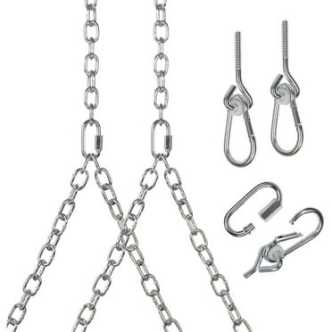 Etereauty Hanging Swivel Hook Basket Spinners Swing Ended Double Ring ...